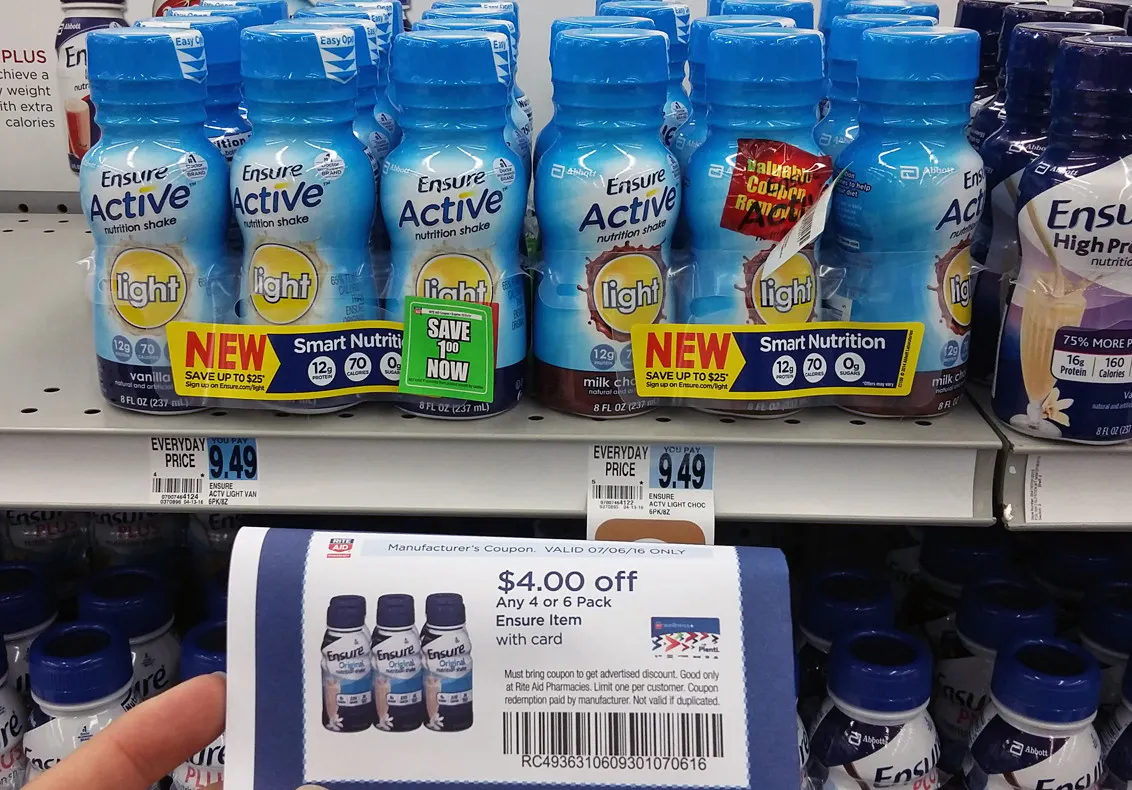 Today Only--Ensure 6-Packs, as Low as Free at Rite Aid! - The Krazy ...