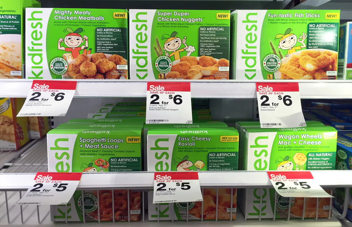 Kidfresh Frozen Meals, Only $0.50 at Target! - The Krazy Coupon Lady