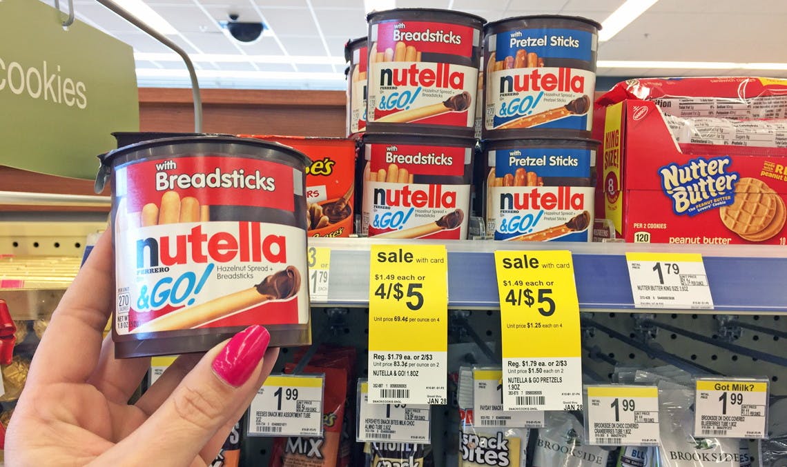 Nutella & Go! Packs, Only $0.75 at Walgreens! - The Krazy Coupon Lady