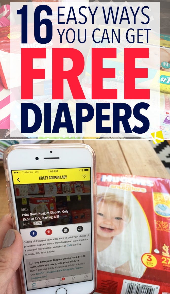 10 Easy Ways You Can Get Free Diapers - The Krazy Coupon Lady