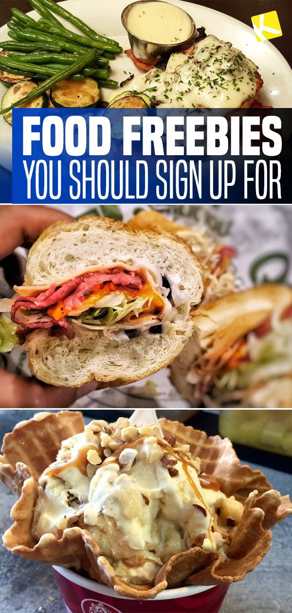 27 Food Freebies You Should Sign Up For - The Krazy Coupon Lady