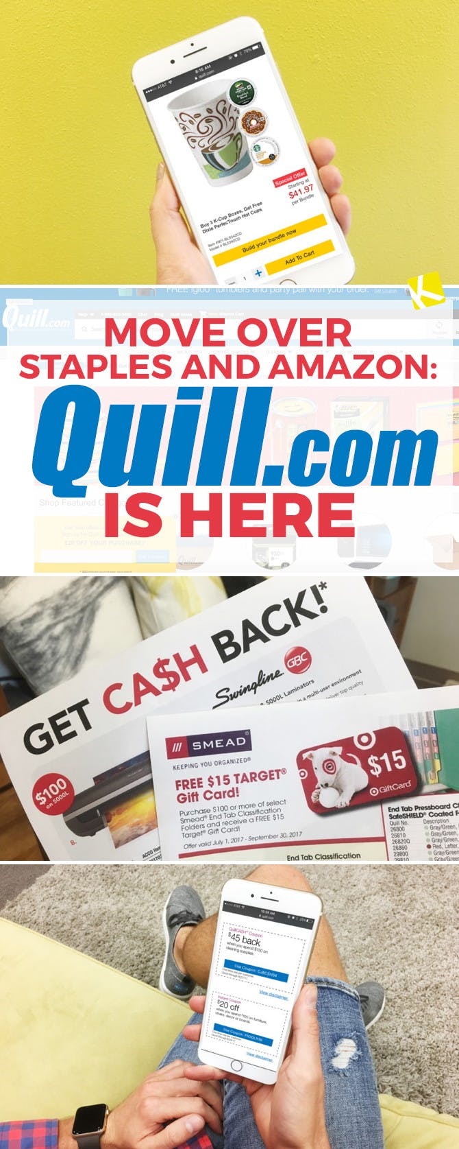Move Over Staples and Amazon: Quill.com Is Here - The Krazy Coupon Lady