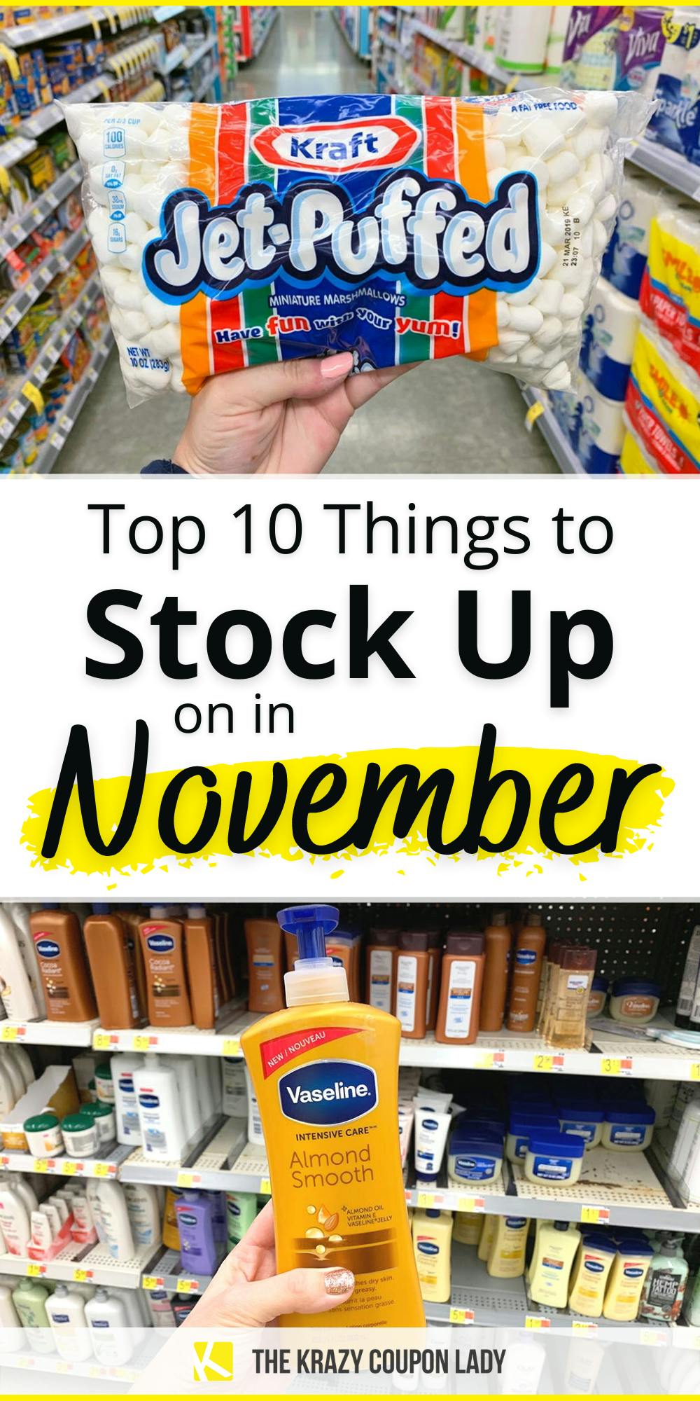 10 Items You Need to Stock Up On in November to Save - The Krazy Coupon ...