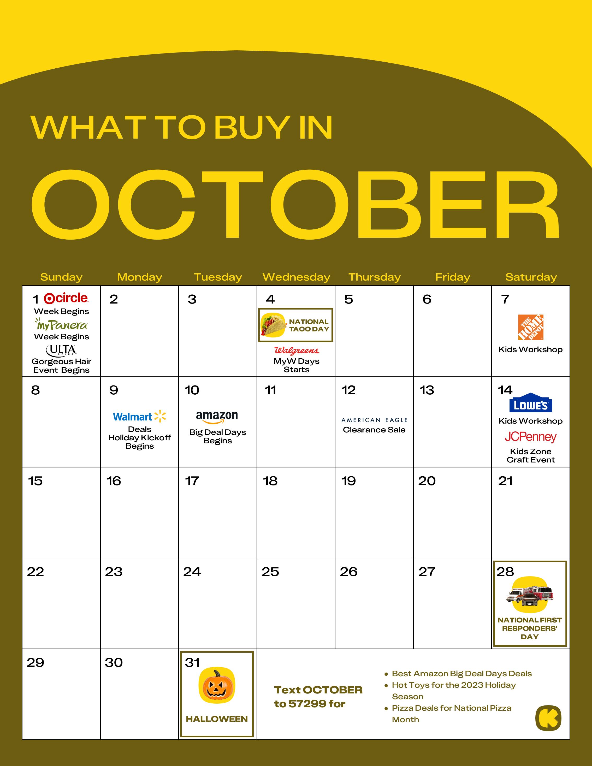 What to Stock Up On in October 2023 & What You Can Hold Off On Buying ...