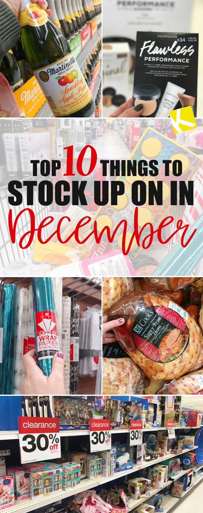 10 Things to Stock Up in December - The Krazy Coupon Lady