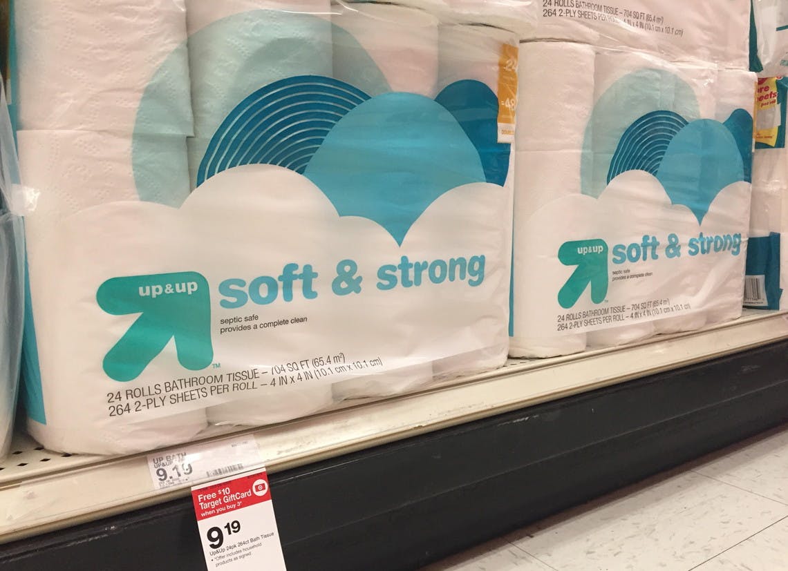 Up & Up Bath Tissue 24-Pack, Just $4.95 at Target! - The Krazy Coupon Lady