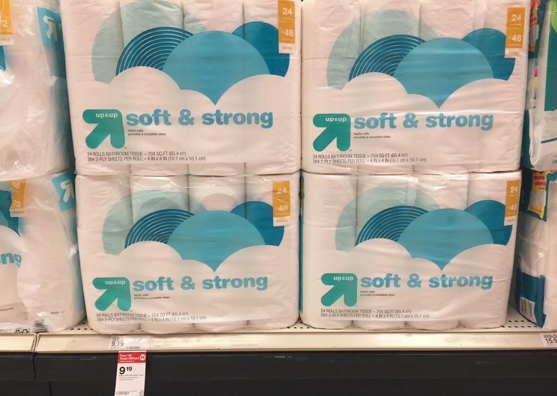 Up & Up Bath Tissue 24-Pack, Just $4.95 at Target! - The Krazy Coupon Lady
