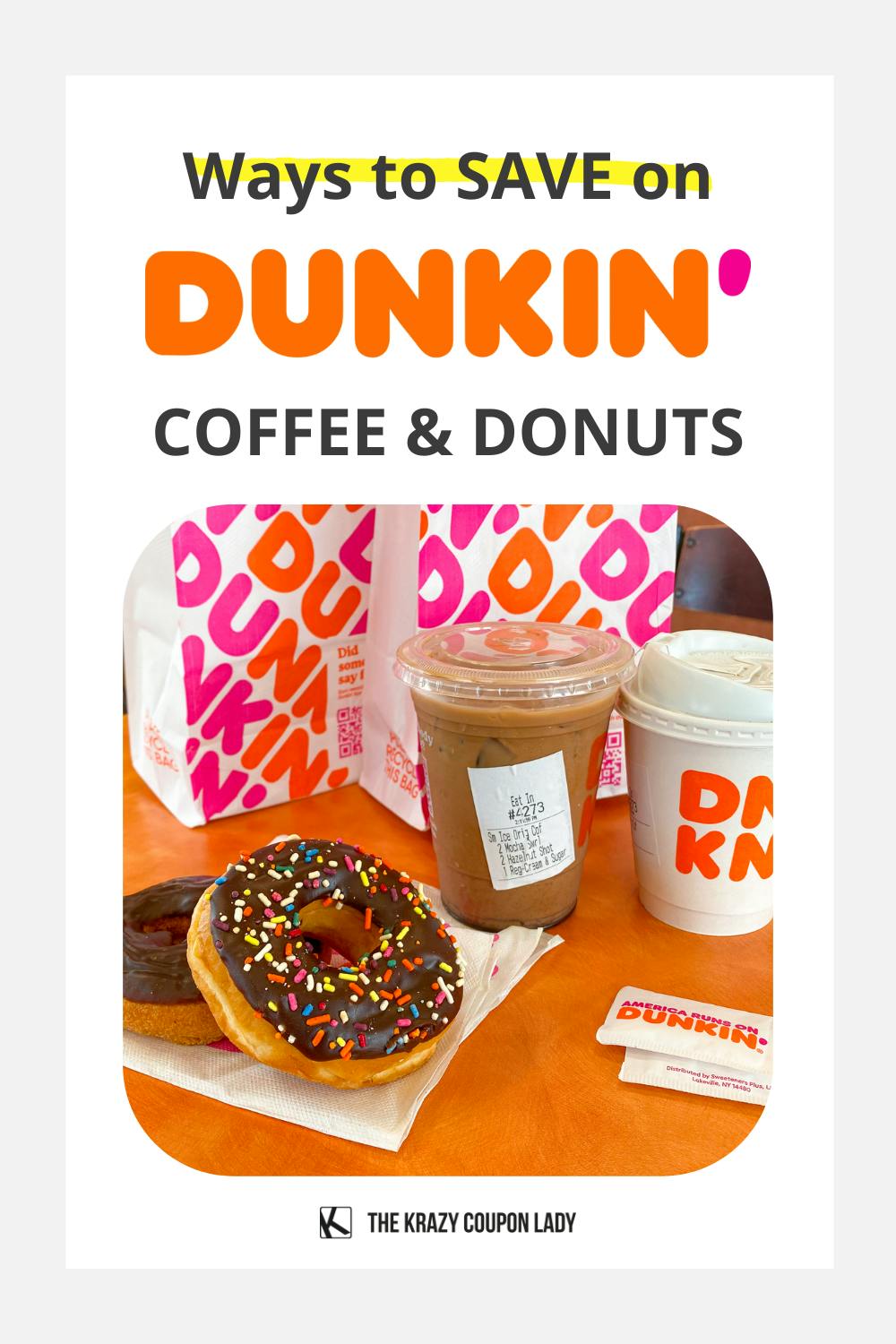 Dunkin Donuts Deals & Coupons You'll Use Forever - Krazy Coupon Lady ...