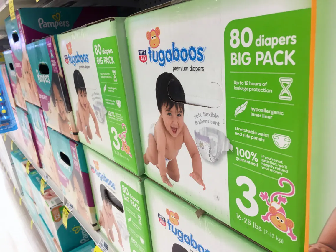 Tugaboos Big Pack Diapers, Only $9.99 at Rite Aid! - The Krazy Coupon Lady
