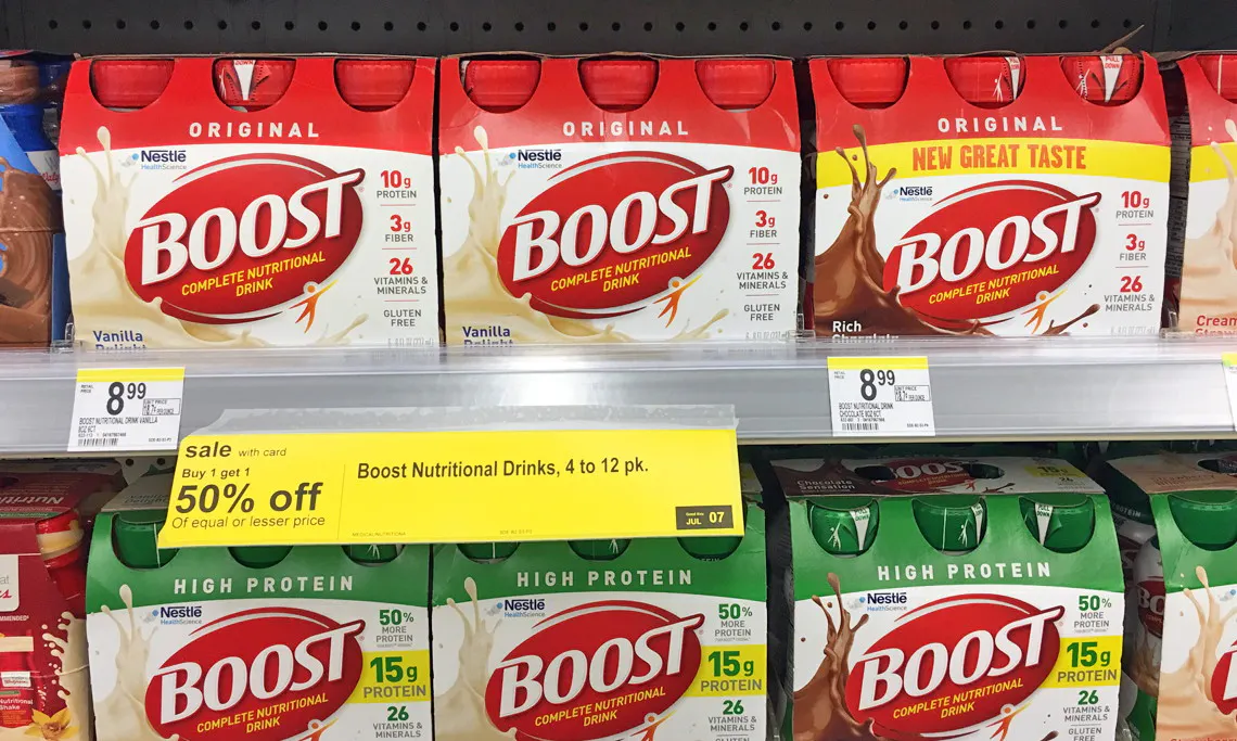 Boost Nutritional Drinks 6-Pack, Only $4.74 at Walgreens! - The Krazy ...