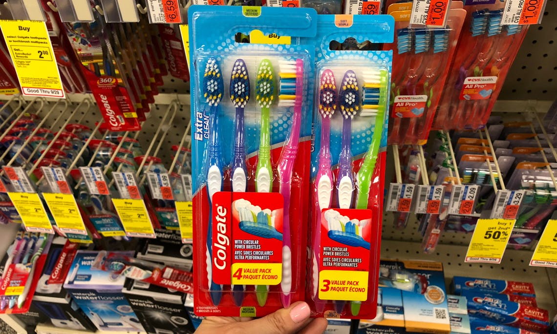 Colgate Extra Clean Toothbrush Multipacks, as Low as $1.99 at CVS ...