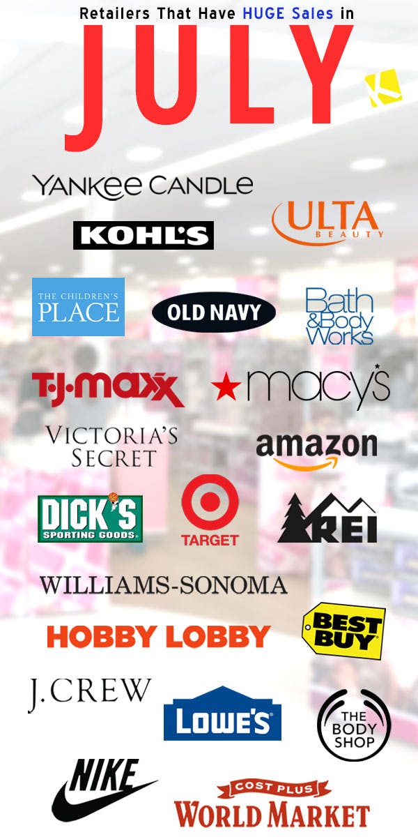 The Smart Shopper's Guide to Every Store's Major Sale - The Krazy ...