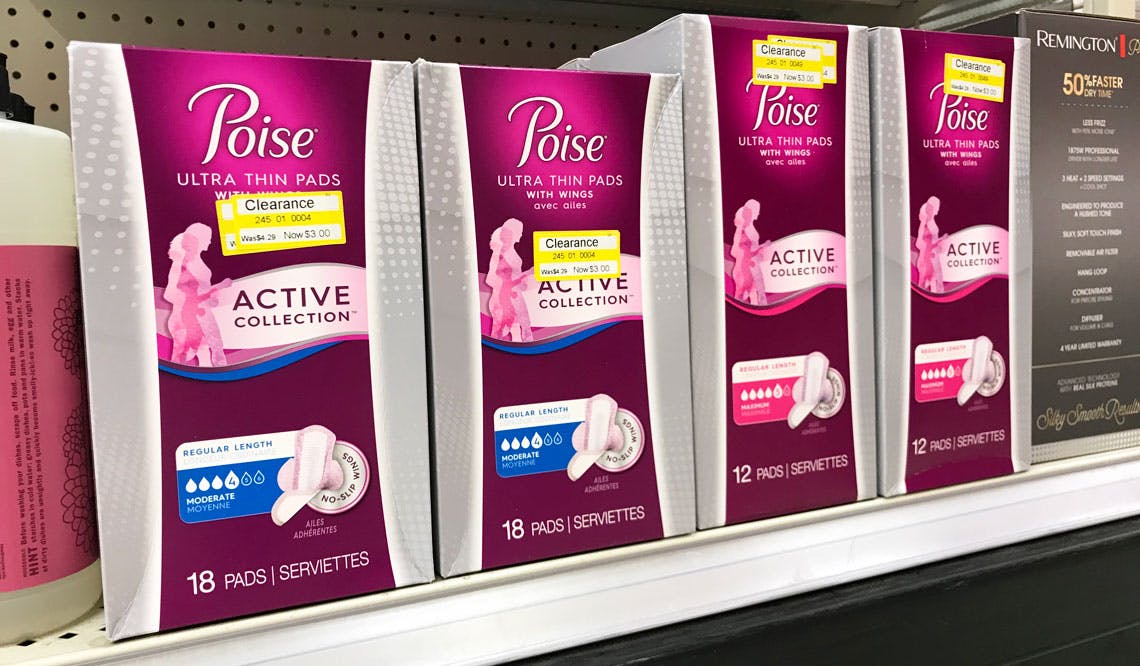 Free Poise Pads at Target! - The Krazy Coupon Lady