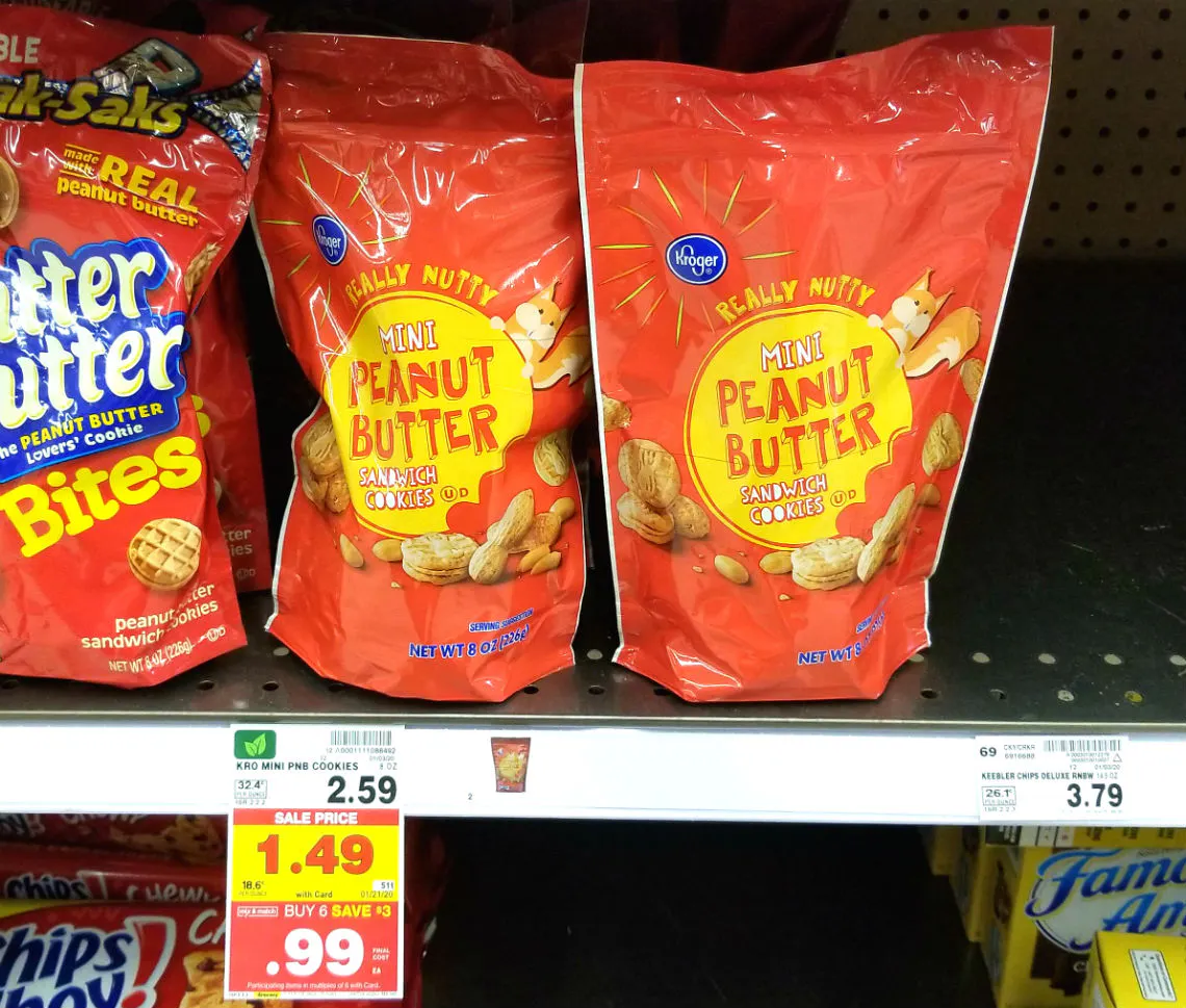 No Coupons! Kroger Brand Mini Cookies, Only $0.99! - The Krazy Coupon Lady