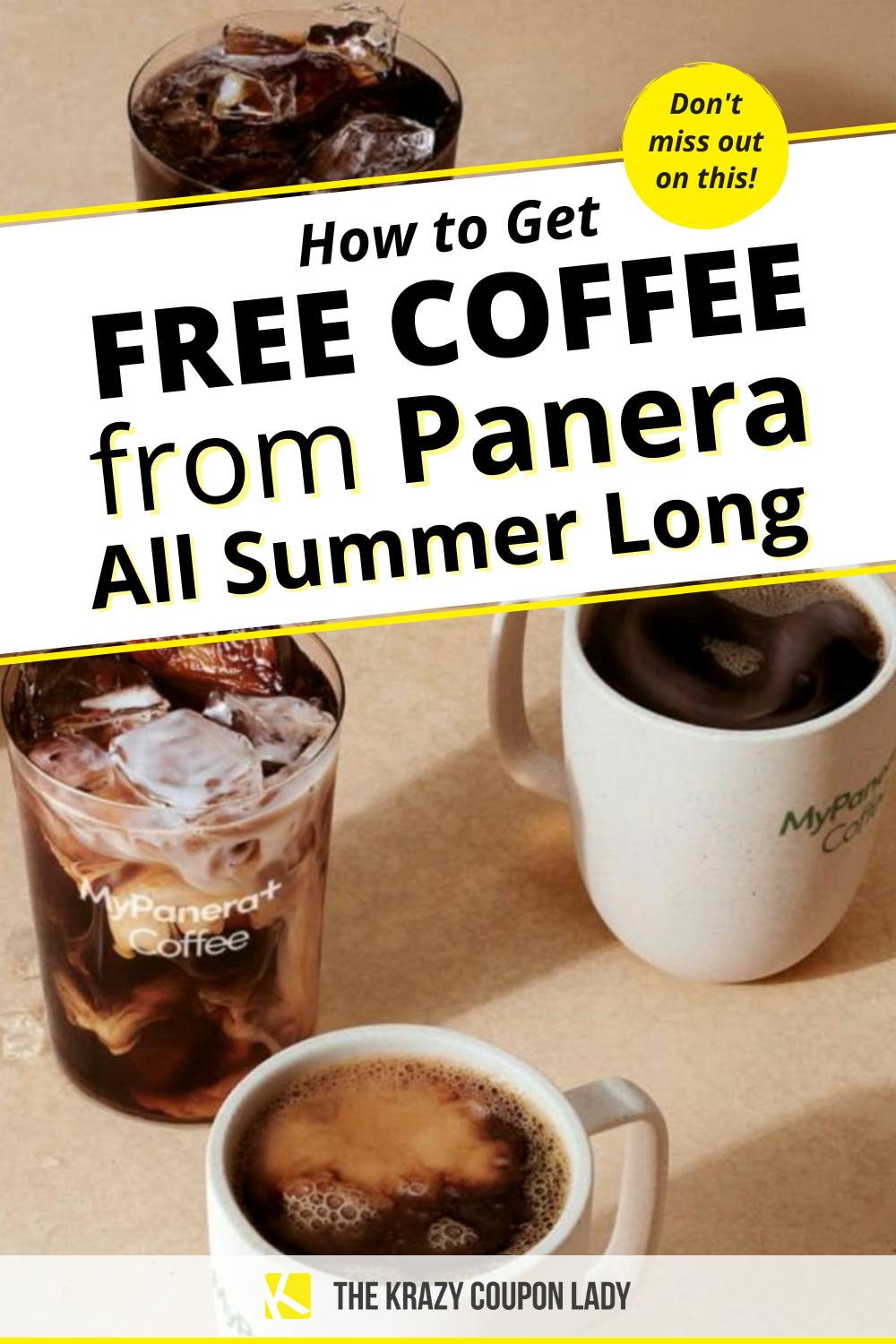 Panera Giving Away Unlimited Free Coffee All Summer Long - The Krazy ...