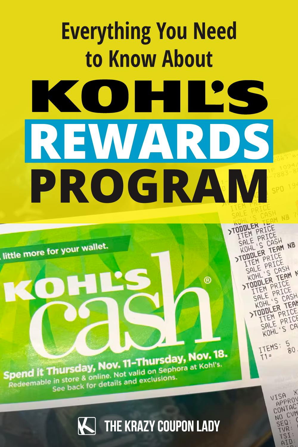 Everything You Need to Know About Kohl's Rewards Program - The Krazy ...