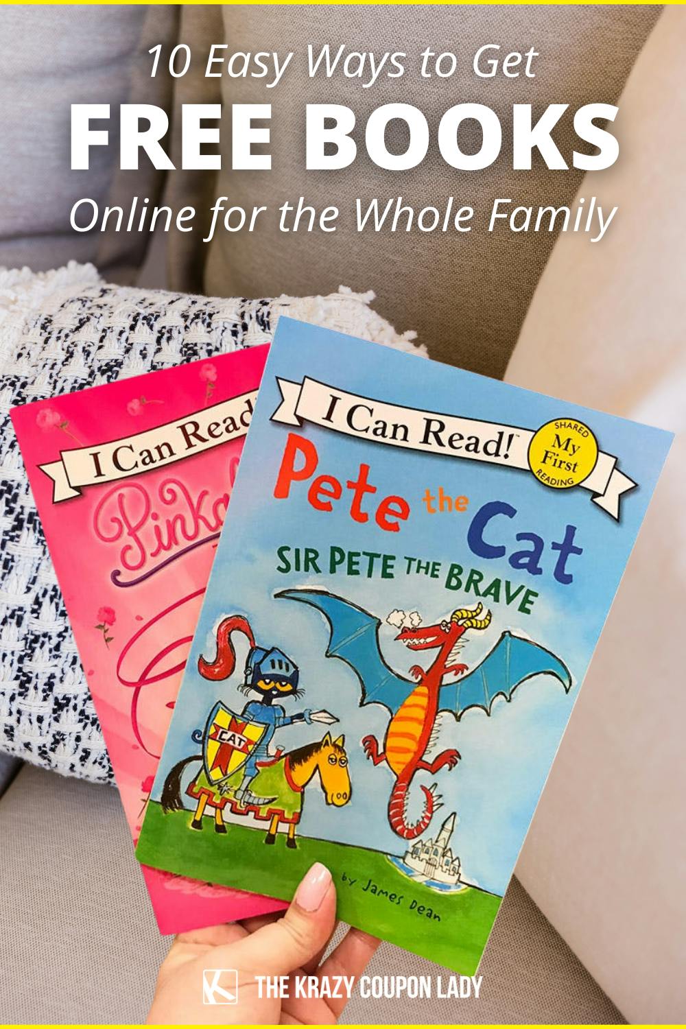 10 Ways to Get Free Books Online - The Krazy Coupon Lady