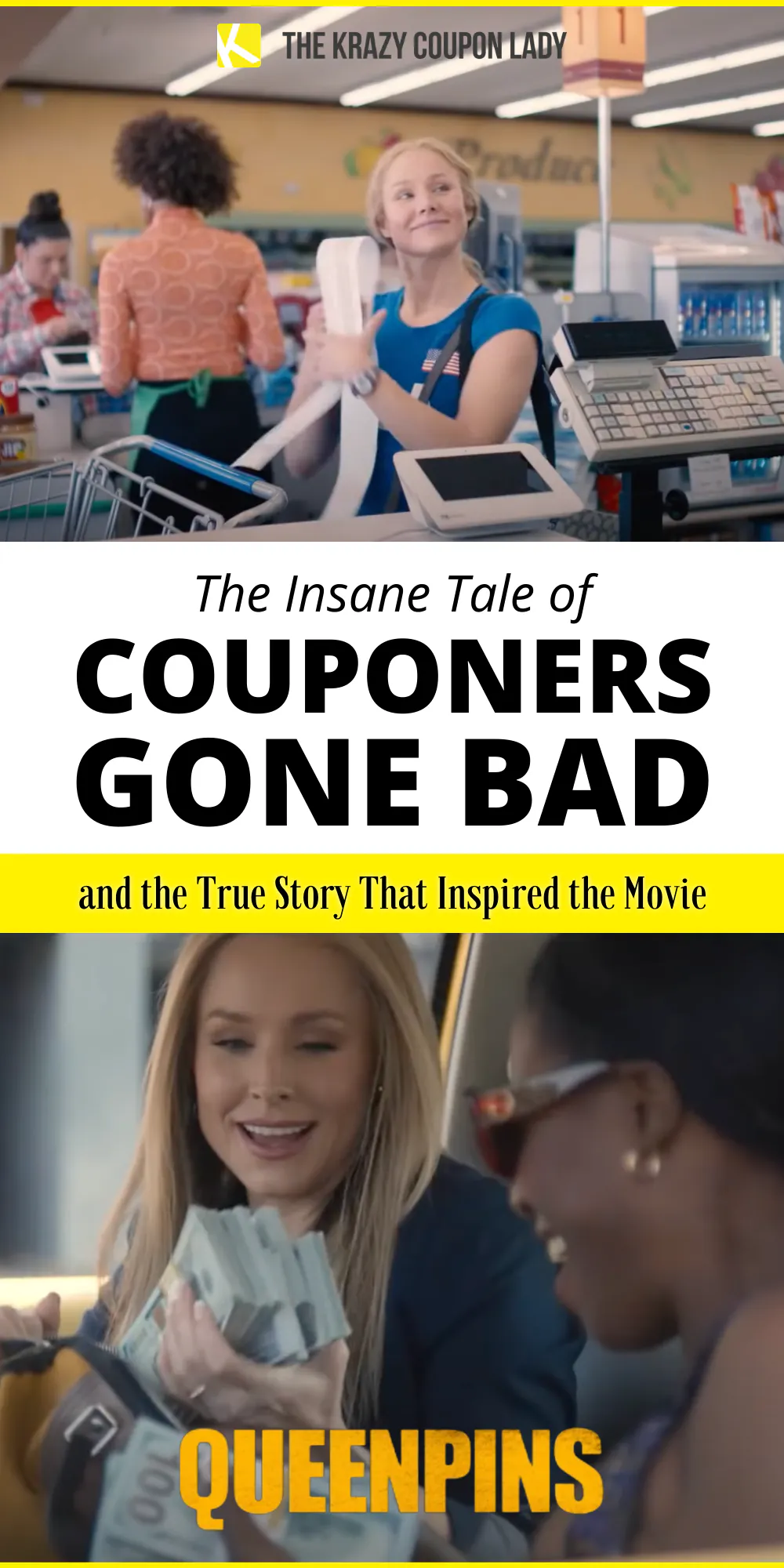 "Queenpins" Movie Stacks Coupons, Crime & Comedy - The Krazy Coupon Lady