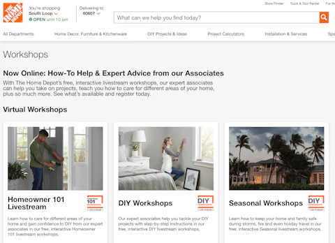 Free Home Depot Workshops and 10 Other Things You Can Get for Free ...