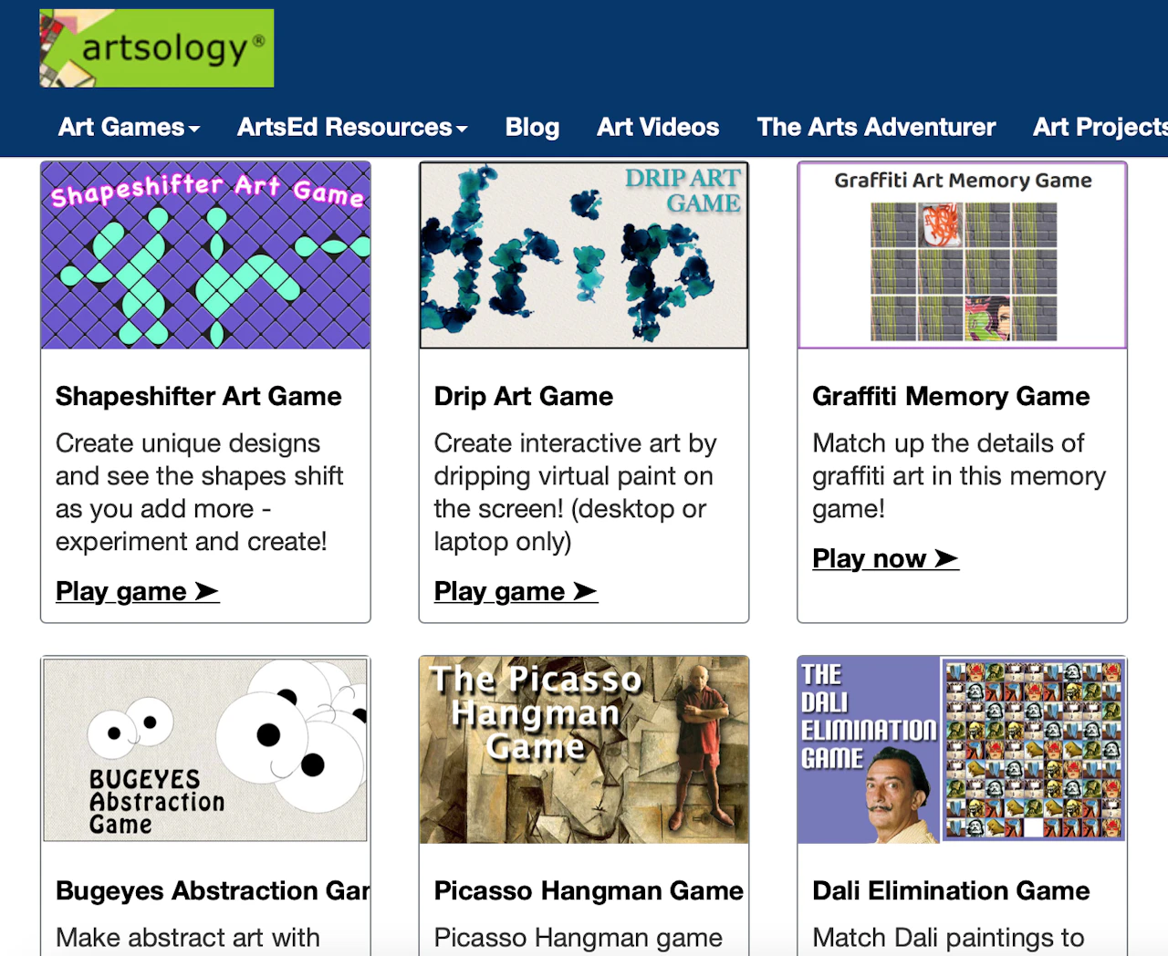 12 Free Art Games for Kids - The Krazy Coupon Lady
