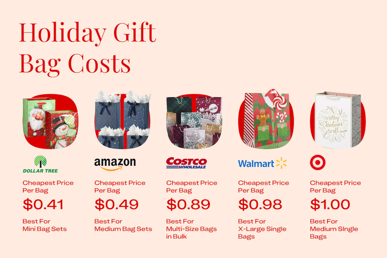 Where to Buy Cheap Gift Bags During the Holidays 2024 - The Krazy ...