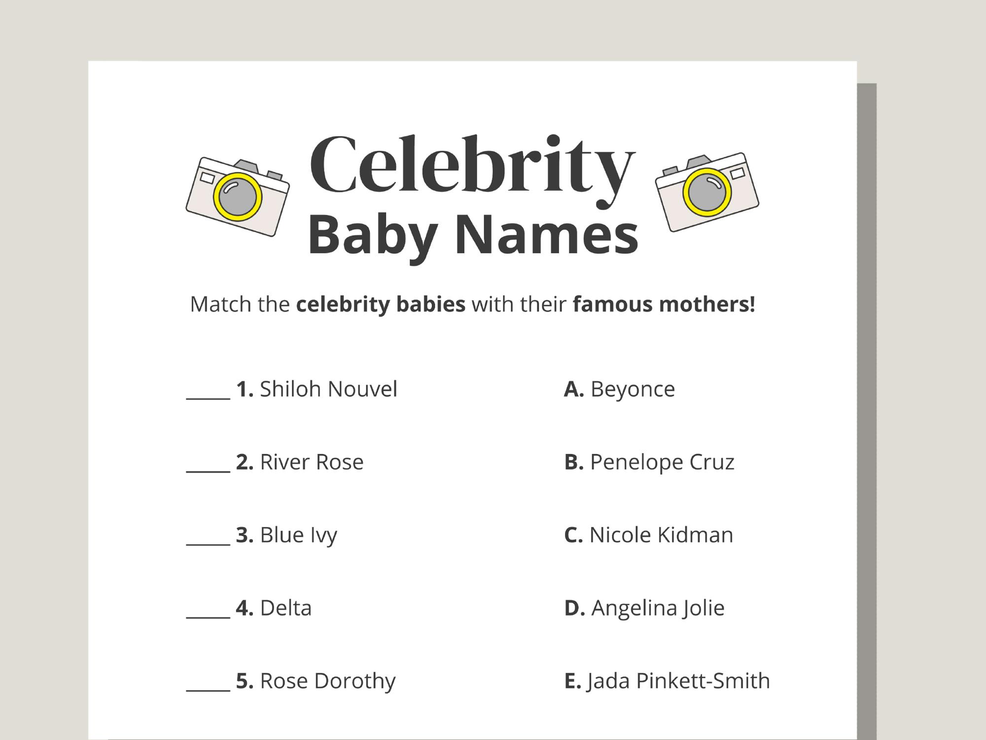 Be the Hostess with the Mostest Thanks to Free Baby Shower Games - The ...
