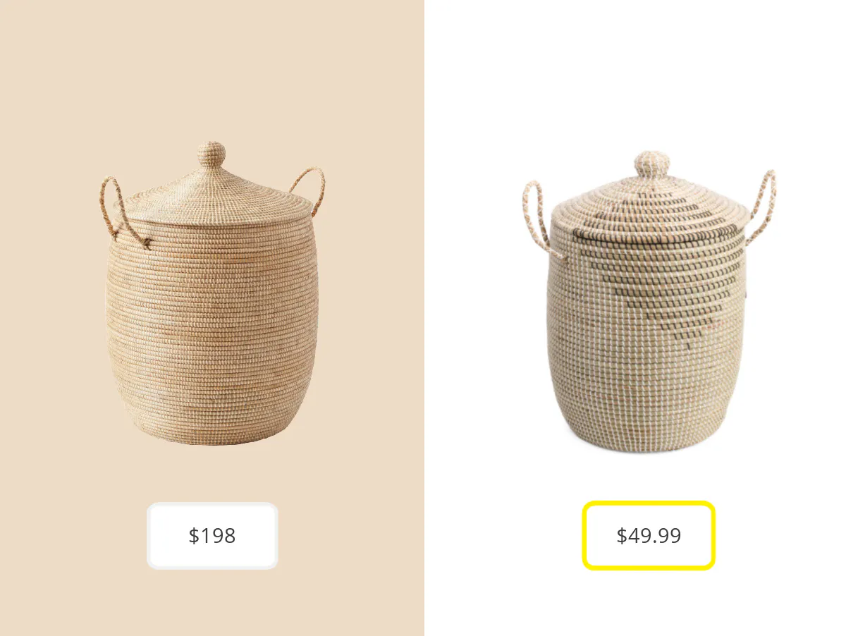 La Jolla Basket Dupe