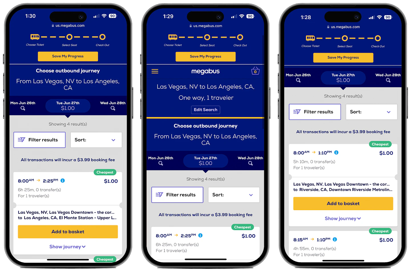 Megabus Selling $1 - $2 Tickets From Los Angeles, CA to Las Vegas, NV ...