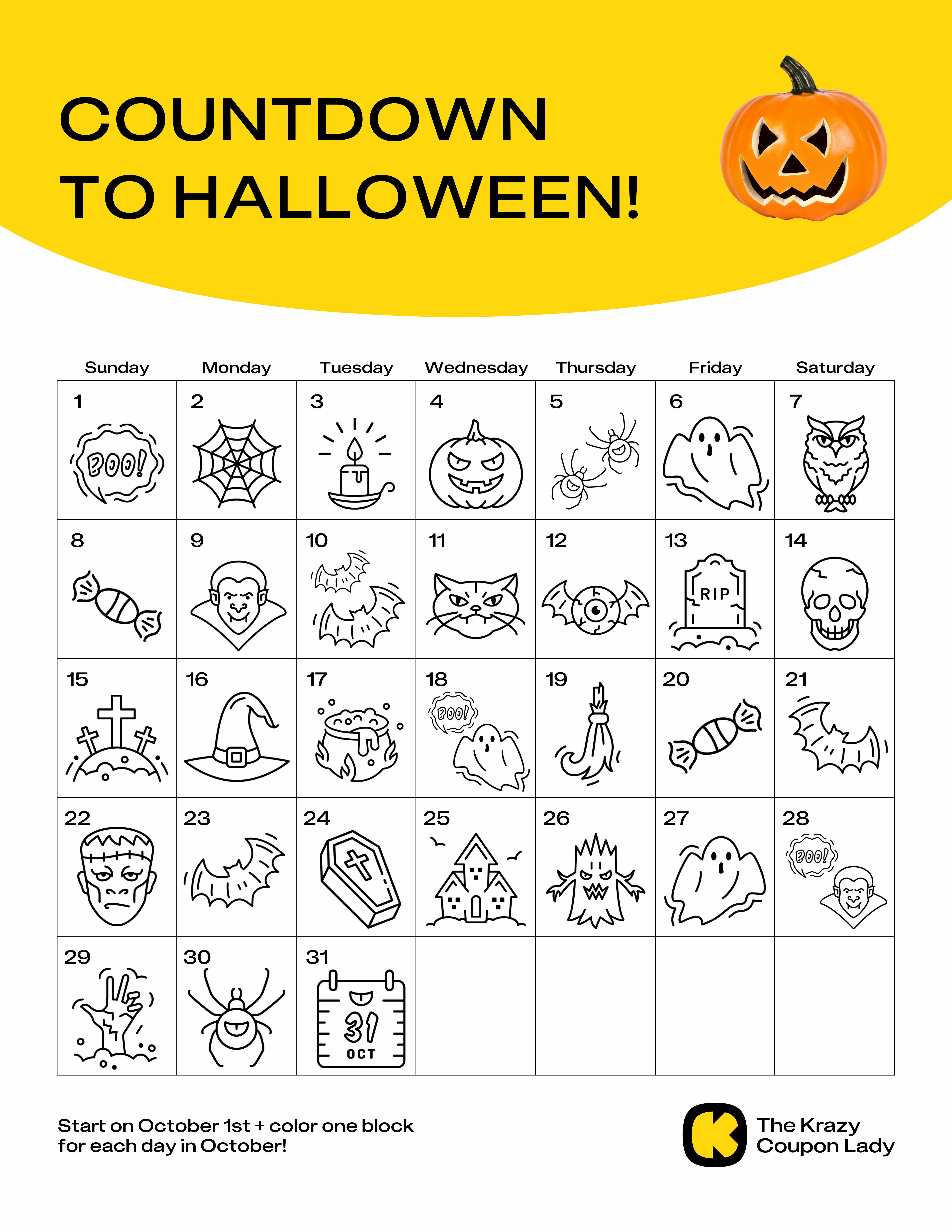 Halloween Advent Calendars Are Up to 70% Off — Plus, a Free Printable ...